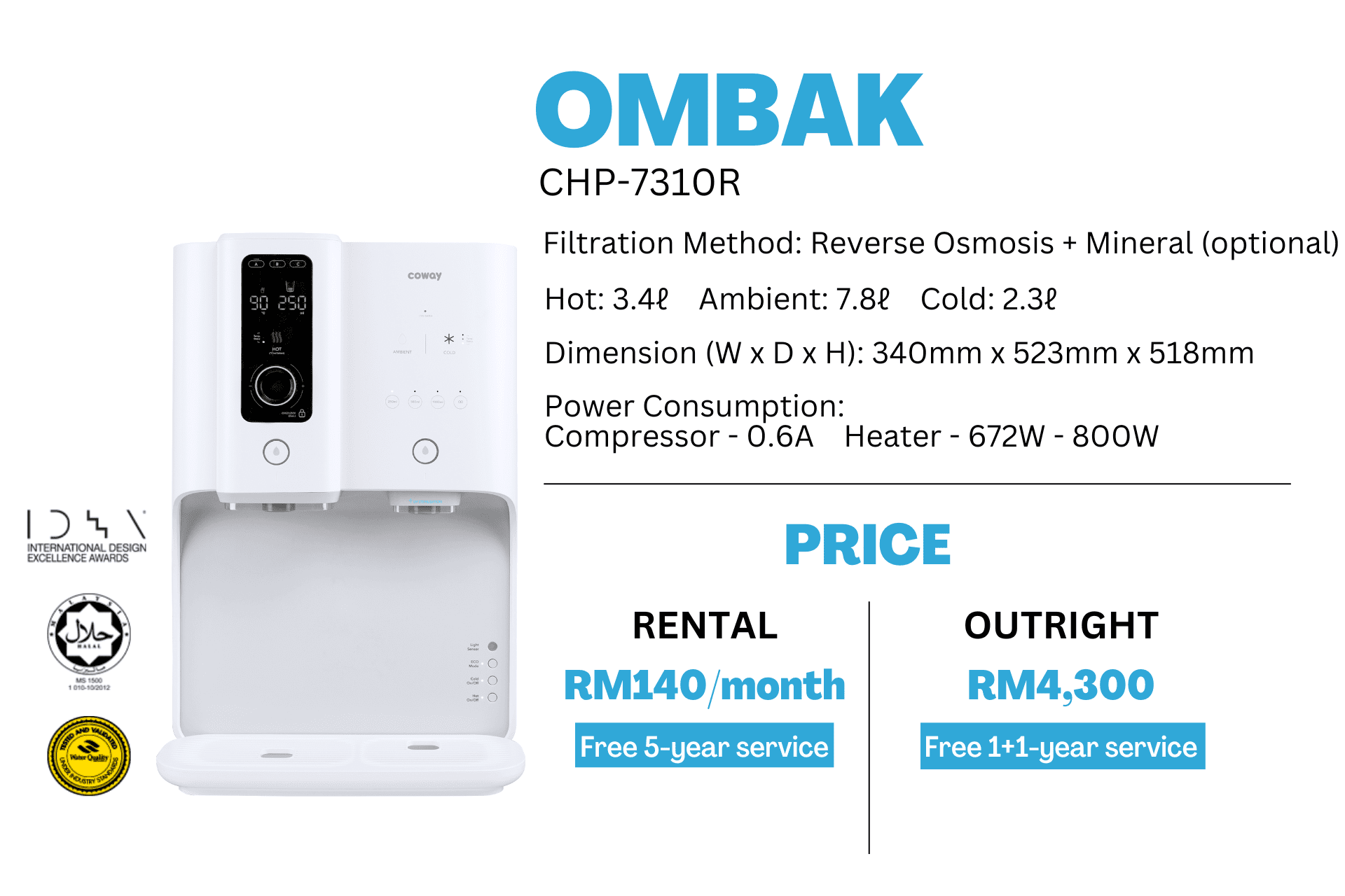 Coway Ombak: Best Water Purifiers For Malaysian | Coway Malaysia